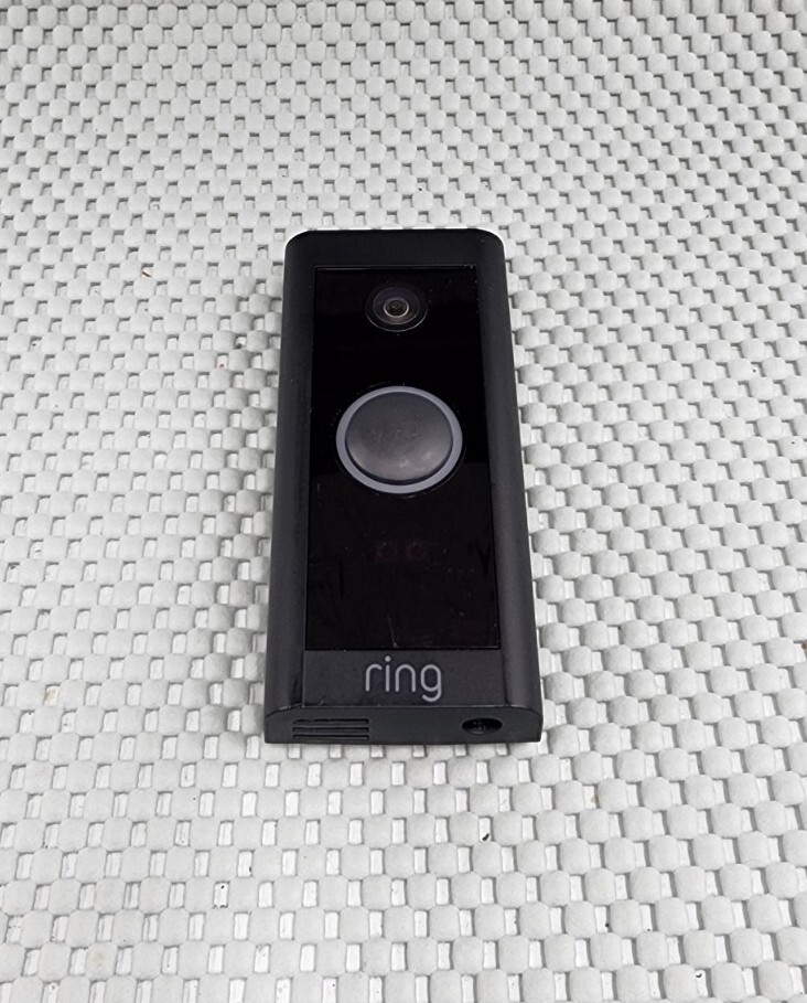 Ring Video Camera Doorbell - Black 5AT3T5 Wired for sale online | eBay