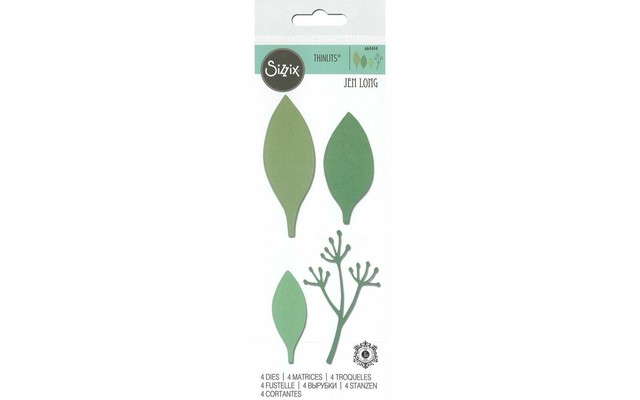 Sizzix 664444 Jlong Thinlits Die Elegant Leaves for sale online | eBay
