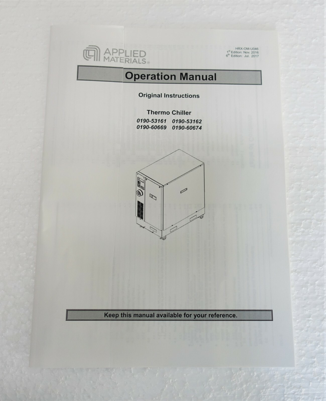 SMC INR-498-012E-X028 THERMO CHILLER AMAT 0190-60669 H2000 EG/DI HEAT ...