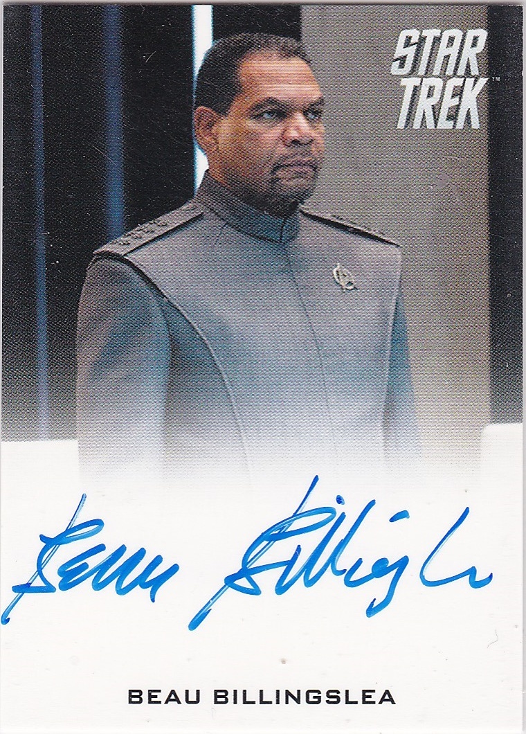 STAR TREK 2014 MOVIES BEAU BILLINGSLEA AS CAPTAIN ABBOTT AUTOGRAPH | eBay