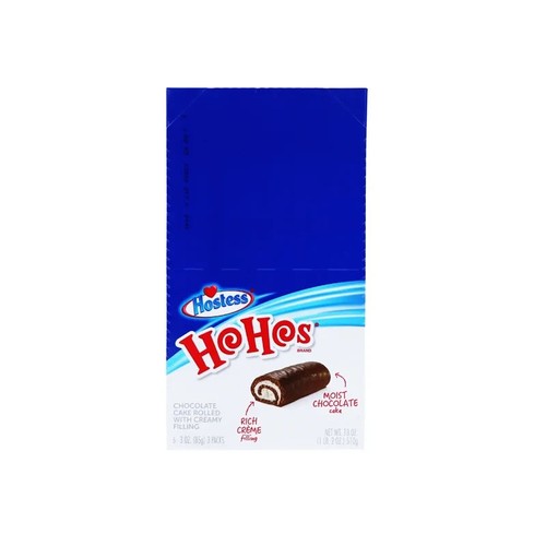 Hostess Ho Hos Chocolate Cake Rolled With Creamy Filling 6 Count - 3 oz ...