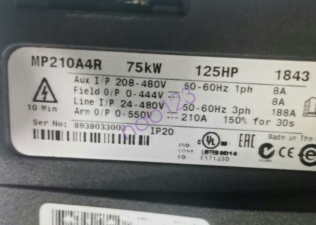 MP210A4R EMERSONMENTOR MP MP210A4R Drive Used test good DHL/FedEx Fast ...