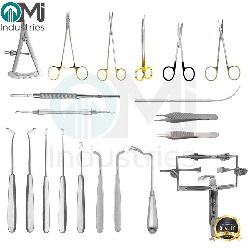 Cleft Lip & Cleft Palate Repair Instruments Set Plastic Surgery Mouth ...