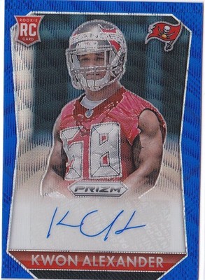 2015 Kwon Alexander Prizm Blue Wave Auto RC 90/150 #RS-KA (A5525) | eBay