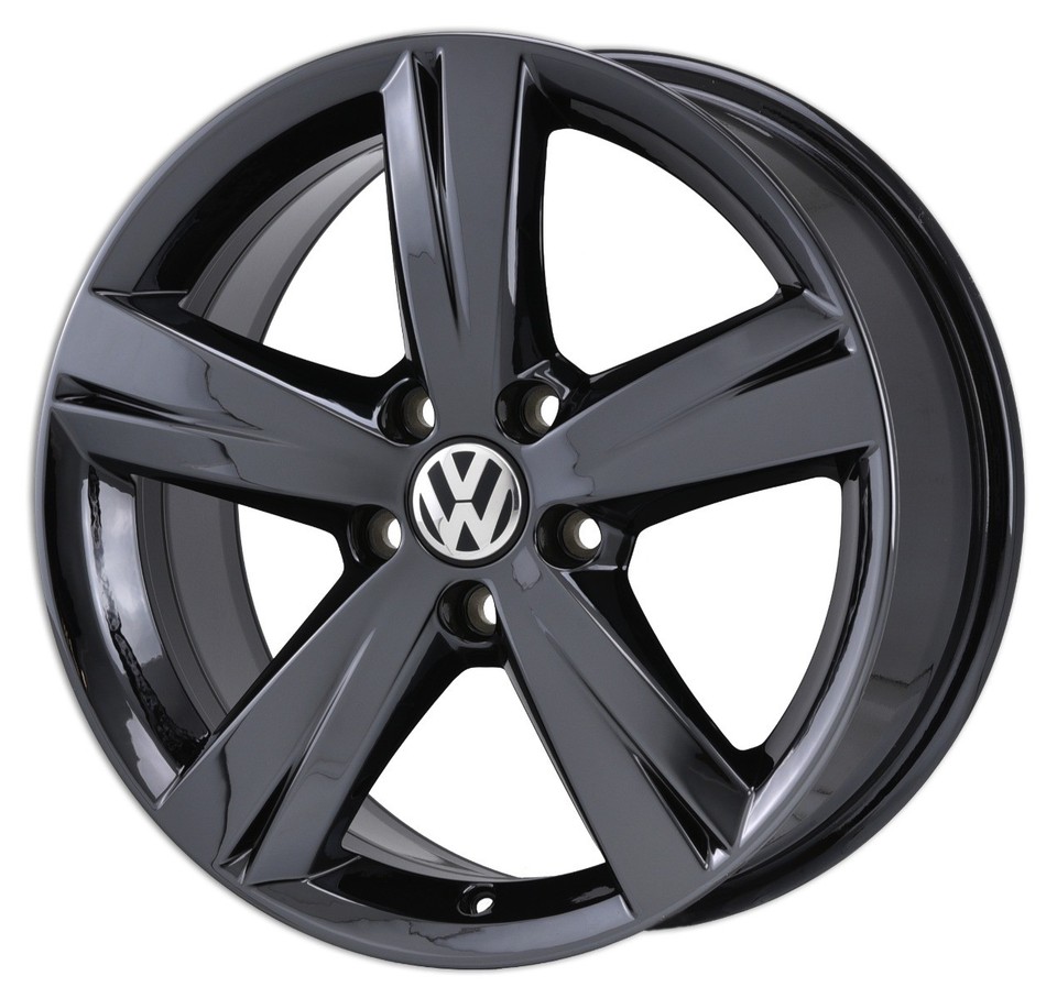 17" VOLKSWAGEN PASSAT PVD BLACK CHROME-C WHEELS RIMS FACTORY OEM 69928 ...