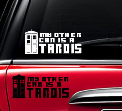Doctor who My Other Car is a Tardis sticker vinyl decal Car Truck | eBay