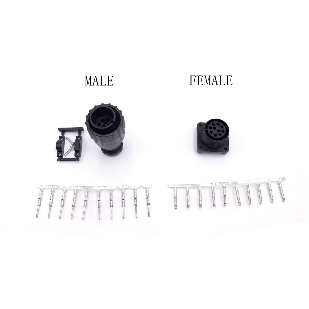 10 Pins Connector fit Miller Spoolmate 200 300497 Spoolmatic 15A 30A ...