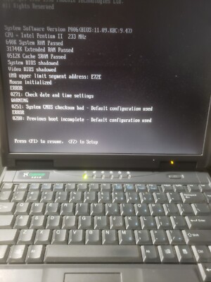 Vintage Gateway Solo 5150 series Laptop Boot To Bios. See Pictures | eBay