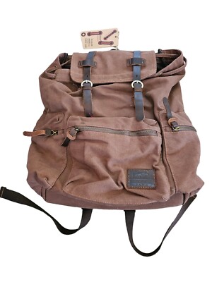 AUGUR Unisex Travel Canvas Backpack Rucksack Camping Hiking Book School ...