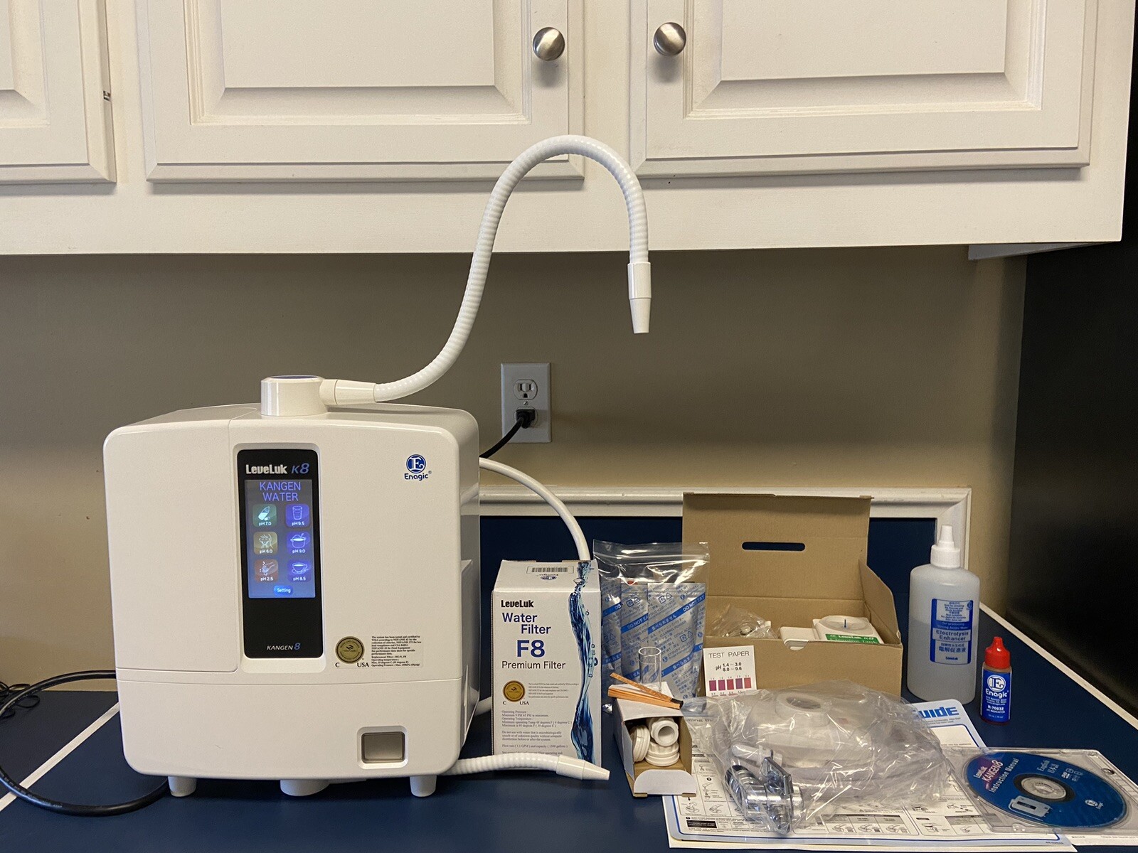 Kangen Water Machine K8 + Anespa Mineral Ion Water Combo | eBay