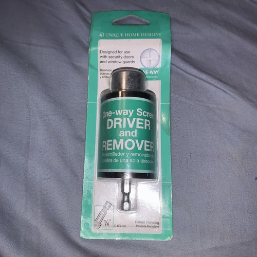 One-way Screwdriver for Security Doors w/ 16 Copper Screws | eBay