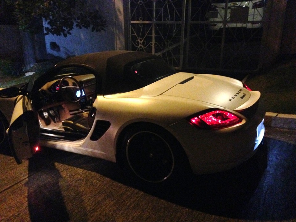 Porsche Boxster 987 Cayman LED Tail Lights RED CLEAR 2005 to 2008 | eBay