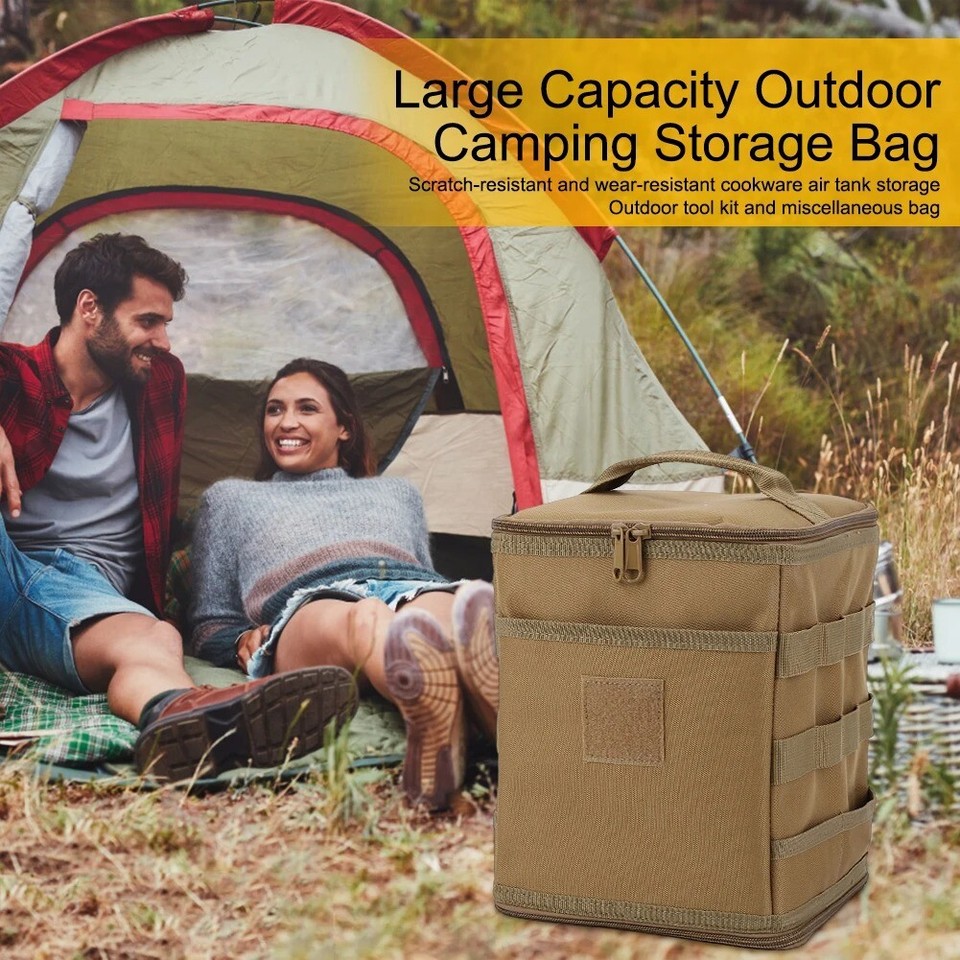 Tactical Pouch Camping Storage Bag Hiking Organizer Portable Tableware ...