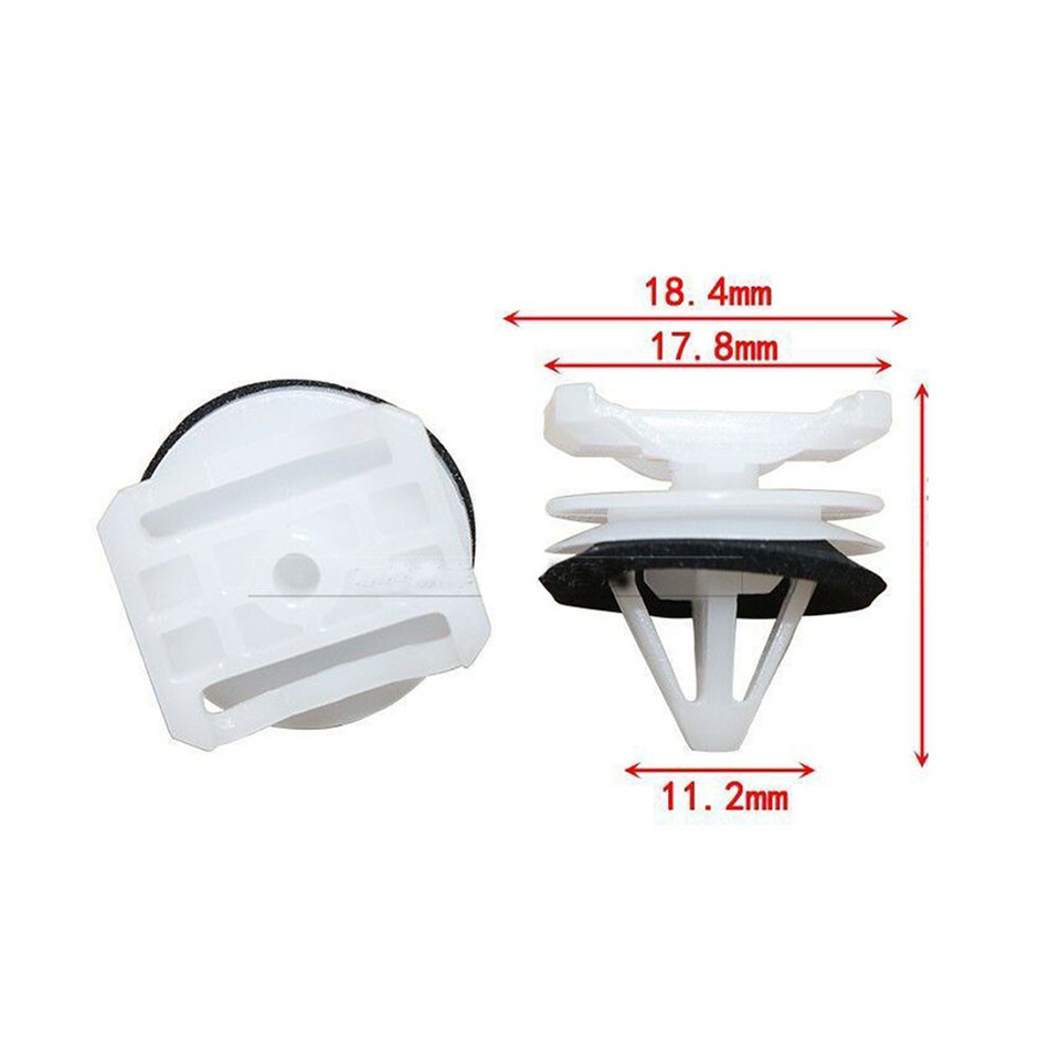 10 Car Wheel Well Fender Flare Molding Trim Retainer Fastener Clips for ...
