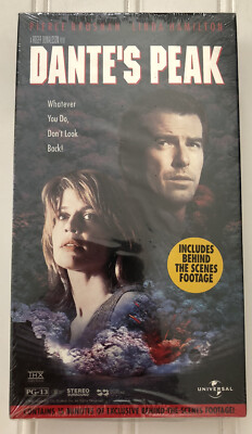 Dantes Peak New And SEALED (VHS, 1997, Additional Behind The Scenes ...
