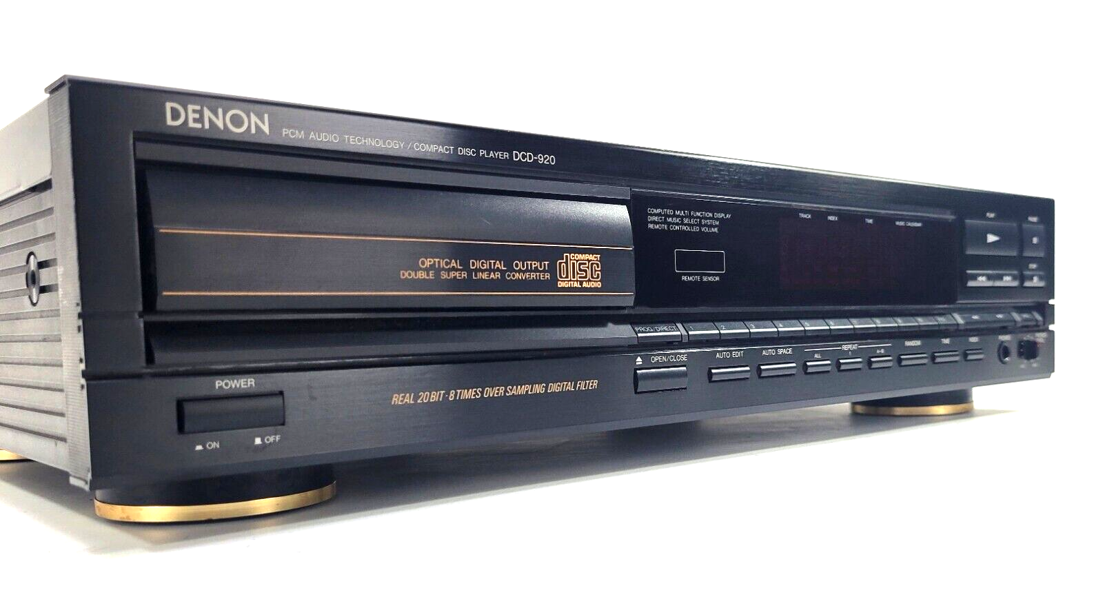 DENON DCD-920 PCM SUPER LINEAR CD PLAYER W DIGITAL OUT SERVICED ...