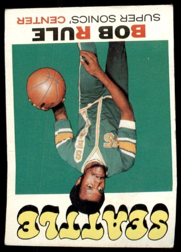 1971 TOPPS BOB RULE 40 EXMT BASKETBALL SEATTLE SUPERSONICS | eBay