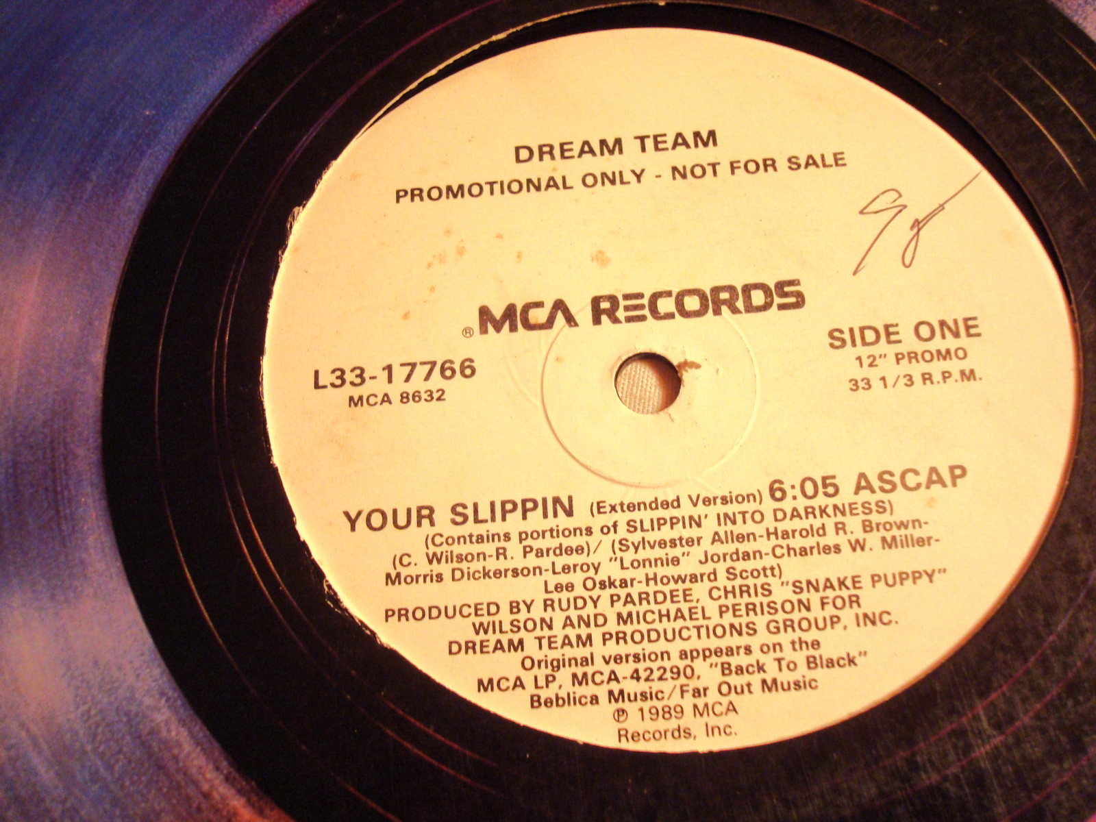 DREAM TEAM-YOUR SLIPPIN 4 MIXES-MCA L33-17766 VG+ PROMO 12" | eBay