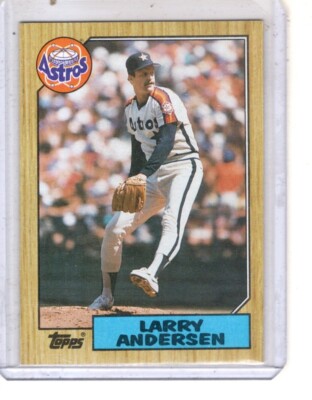 1987 Topps - #503 Larry Andersen Houston Astros baseball card | eBay