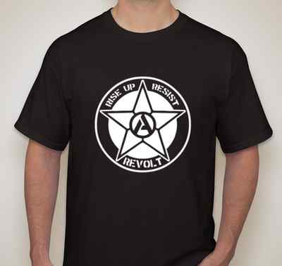 Rise up resist revolt anarchy anarchism revolution small-5XL available ...