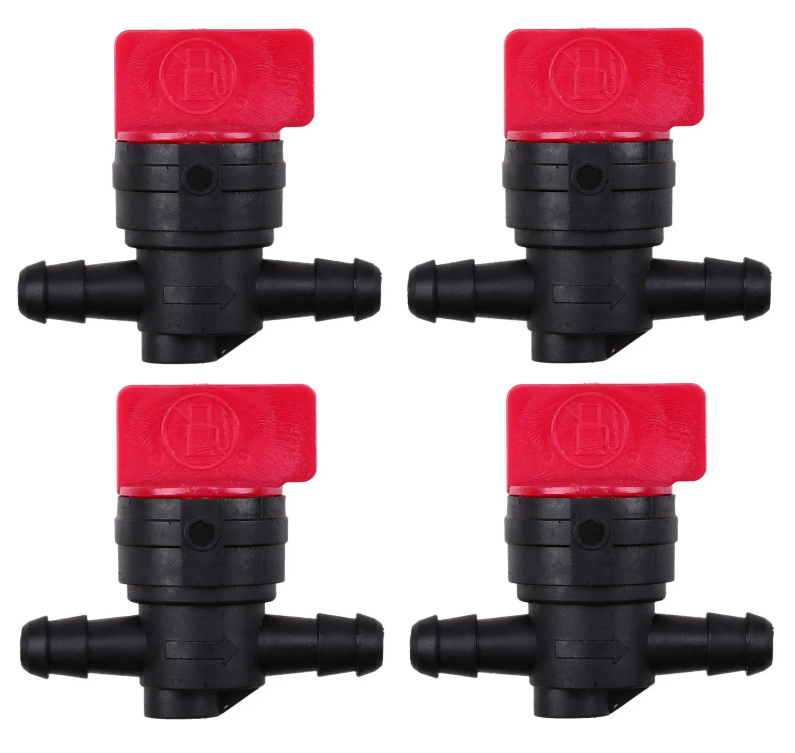 1/4" Inline Straight Fuel Gasoline Shut-Off Valve Petcock Generator ...
