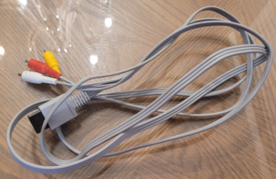 Nintendo Wii Wii U AV VIDEO COMPOSITE CABLE RVL-009 OEM | eBay