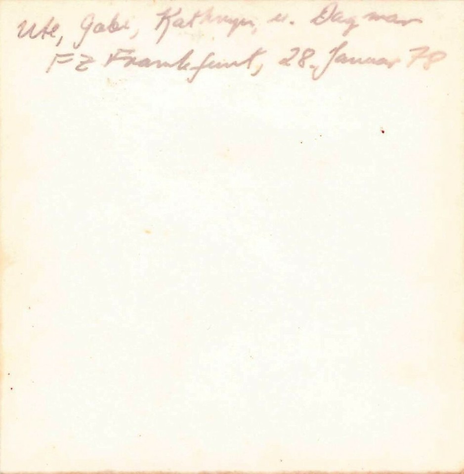 Vtg 1970s Photo Women Man Friends At Party Gabi Katheryn Frank Caption ...