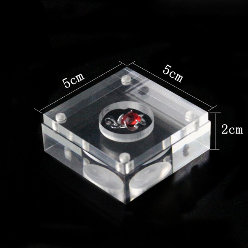 12PC Small Loose Diamond Gemstone Display Box Round Jewelry Show Box ...