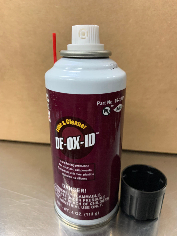 DEOXID Contact Cleaner/Deoxit-izer Spray, 4oz Aerosol, DE-OX-ID ships ...