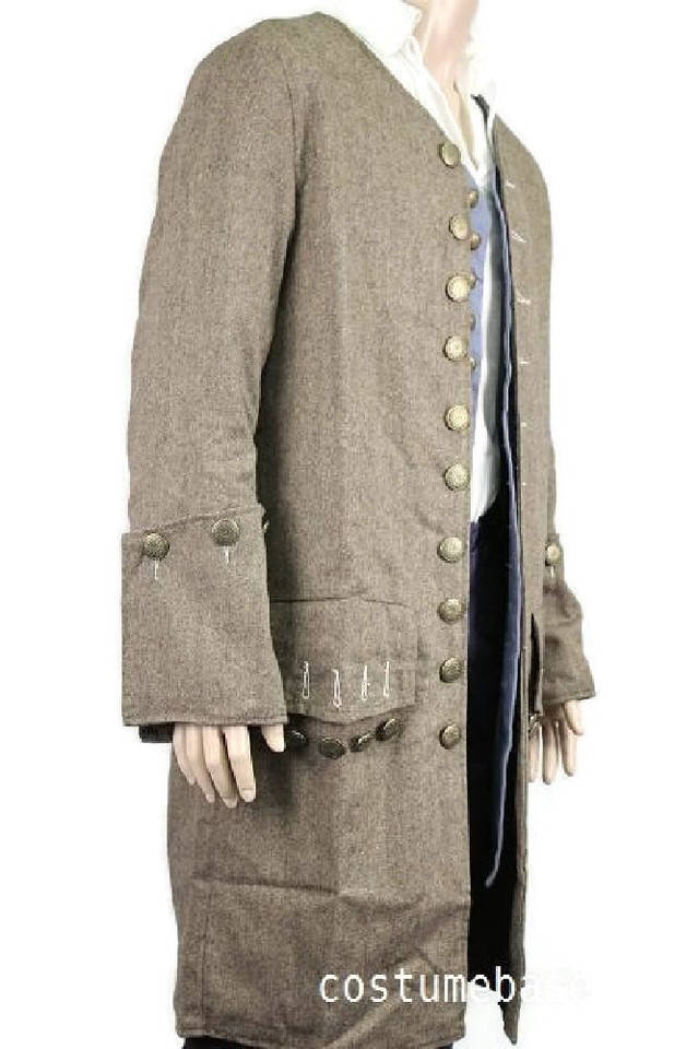 Exact JACK SPARROW COAT Pirate Costume jacket M/L/XL | eBay