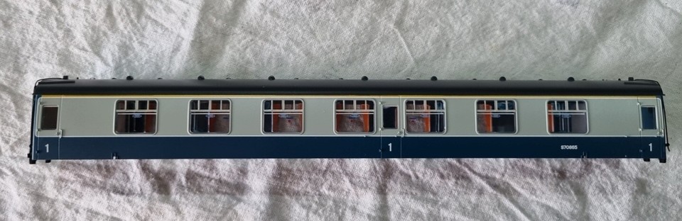 Bachmann 32-642Z OO Gauge Class 438 4-TC 8022 Blue Grey NSE Bodies ...
