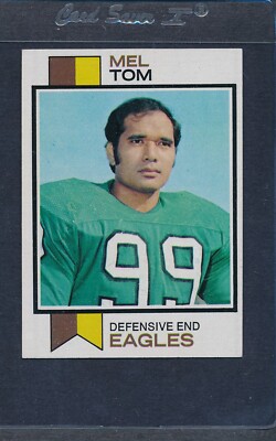 1973 Topps #008 Mel Tom Eagles NM *946 | eBay