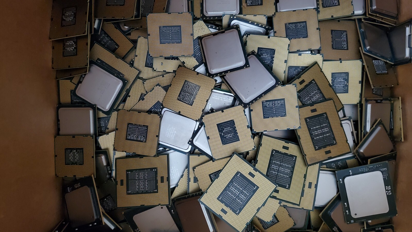 Lot of 2 LB computer Pinless CPU for Gold Palladium Silver scrap ...