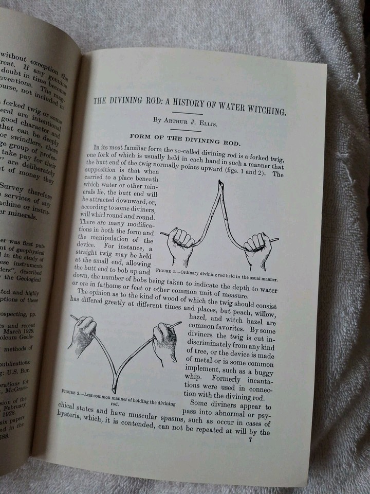 The Defining Rod A History Of Water Witching Ellis 1938 Illustrated ...
