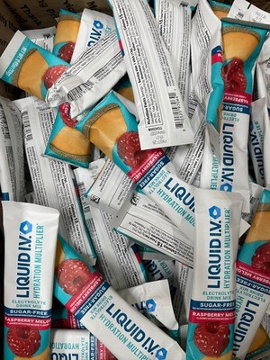 Liquid IV Hydration Multiplier Raspberry Melon SUGAR FREE 30 Sticks EXP ...