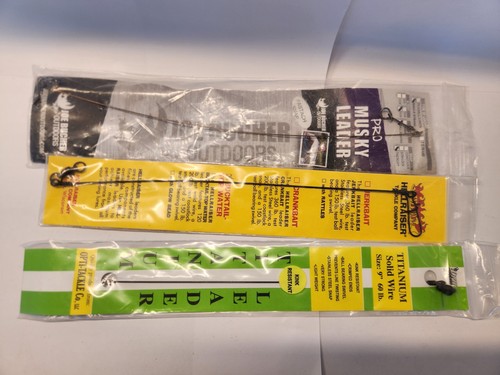 3 Musky Muskie Leaders | eBay