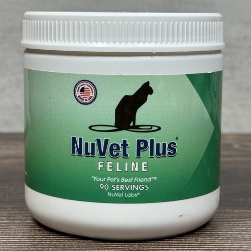 NuVet Plus Feline Powder - 90 Srvs - New & Sealed - Free Shipping - Exp ...