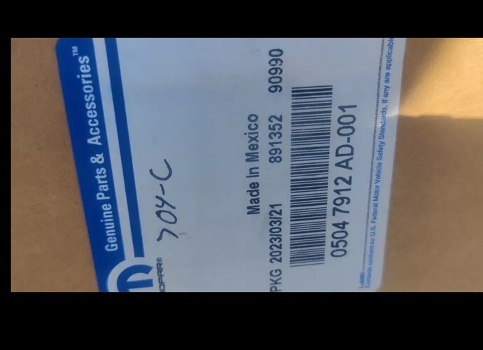 Genuine Mopar Intake Camshaft Left Side 68661146AA for sale online | eBay