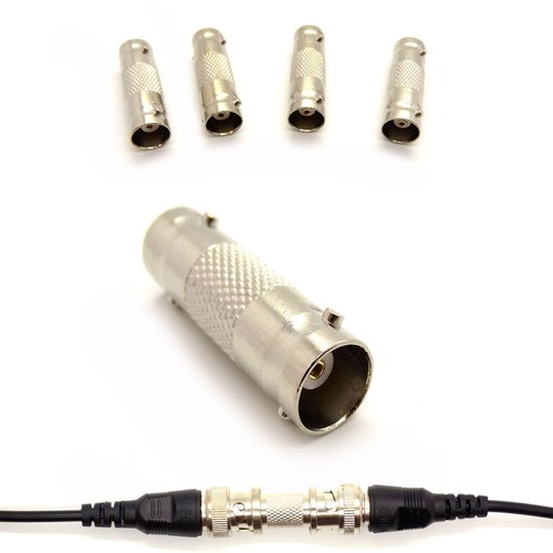 CCTV BNC ADAPTER FEMALE to FEMALE COUPLER FOR TV CAMERA CABLE JOINER ...