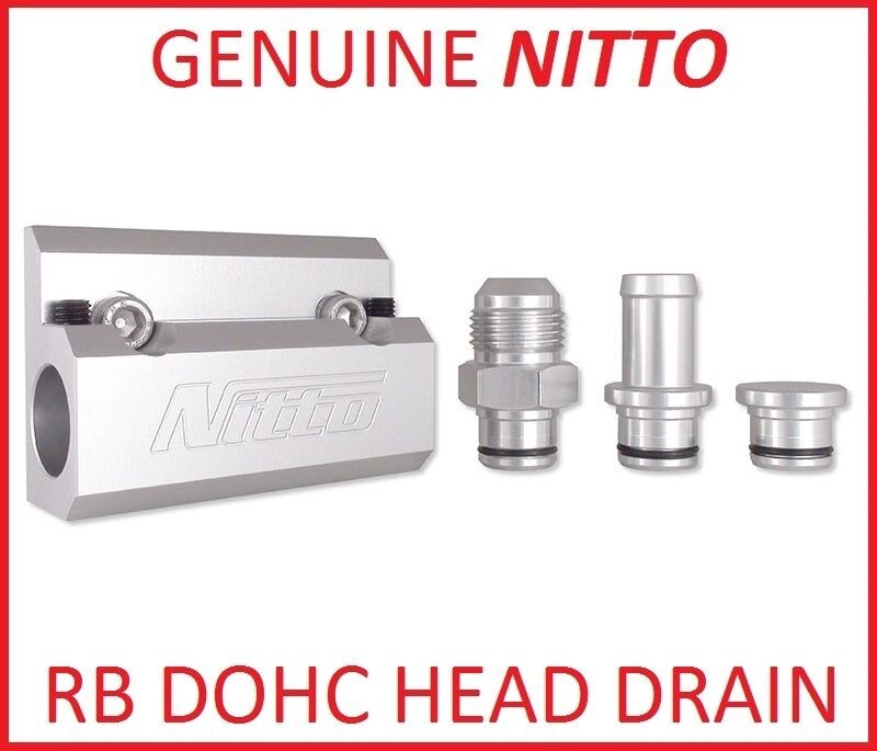 NITTO RB HEAD OIL DRAIN -10 HOSE FITTING NIT OIL RBD10 for NISSAN ...