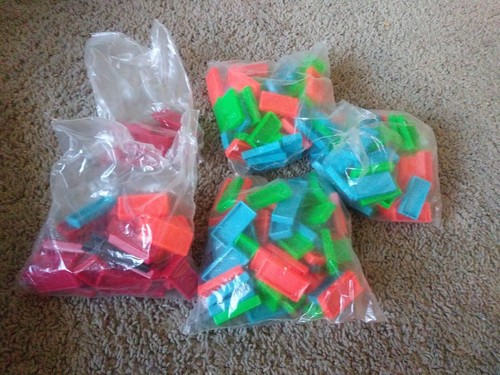 Domino Rally Adventures Set Dominos Large Lot Preowned Good Condition ...