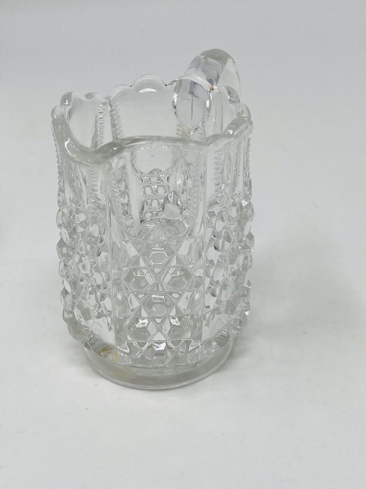 Button Panel Toy Butter Dish Creamer Spooner George Duncan Glass Child ...