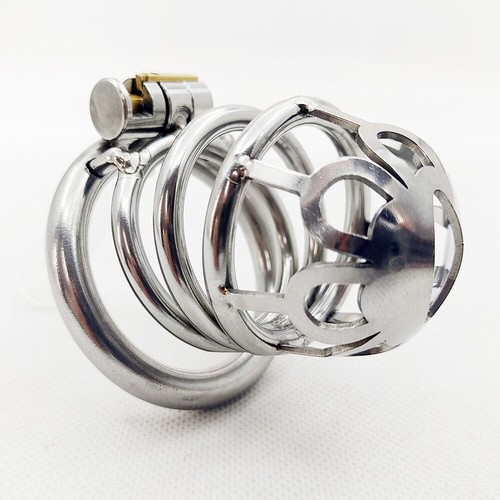 NEW 4 Size Male Chastity Device Peni Lock Binding Husband Loyalty Metal ...