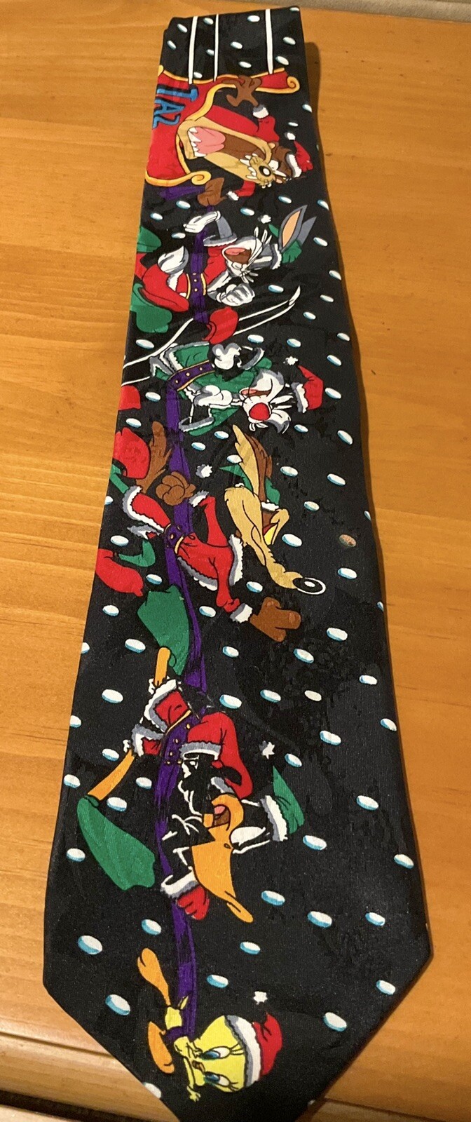 TAZ as Santa Looney Tunes Mania Vintage Christmas Tie… - Gem