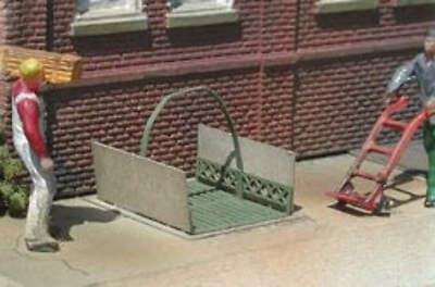 Bar Mills Scale Model Works 401 HO Scale Sidewalk Freight Elevator ...