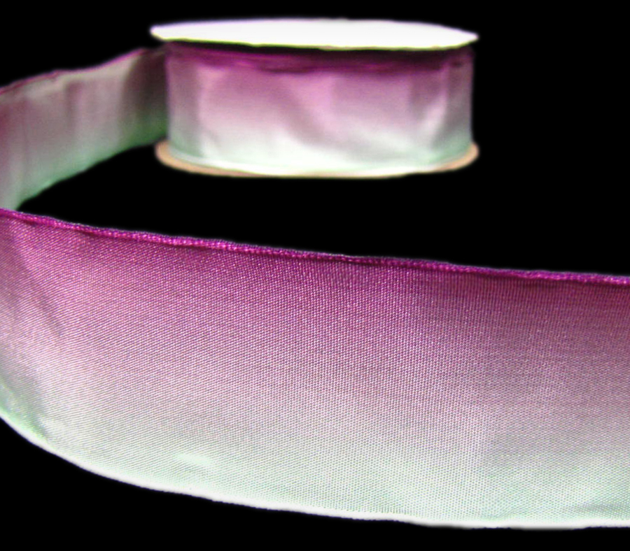 3 Yards Wine Purple Green Ombre Gradient Variegated Color Changing ...