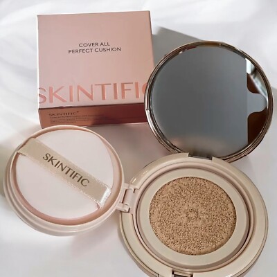 SKINTIFIC Cover All Perfect Cushion High Cover Long Lasting Poreless ...