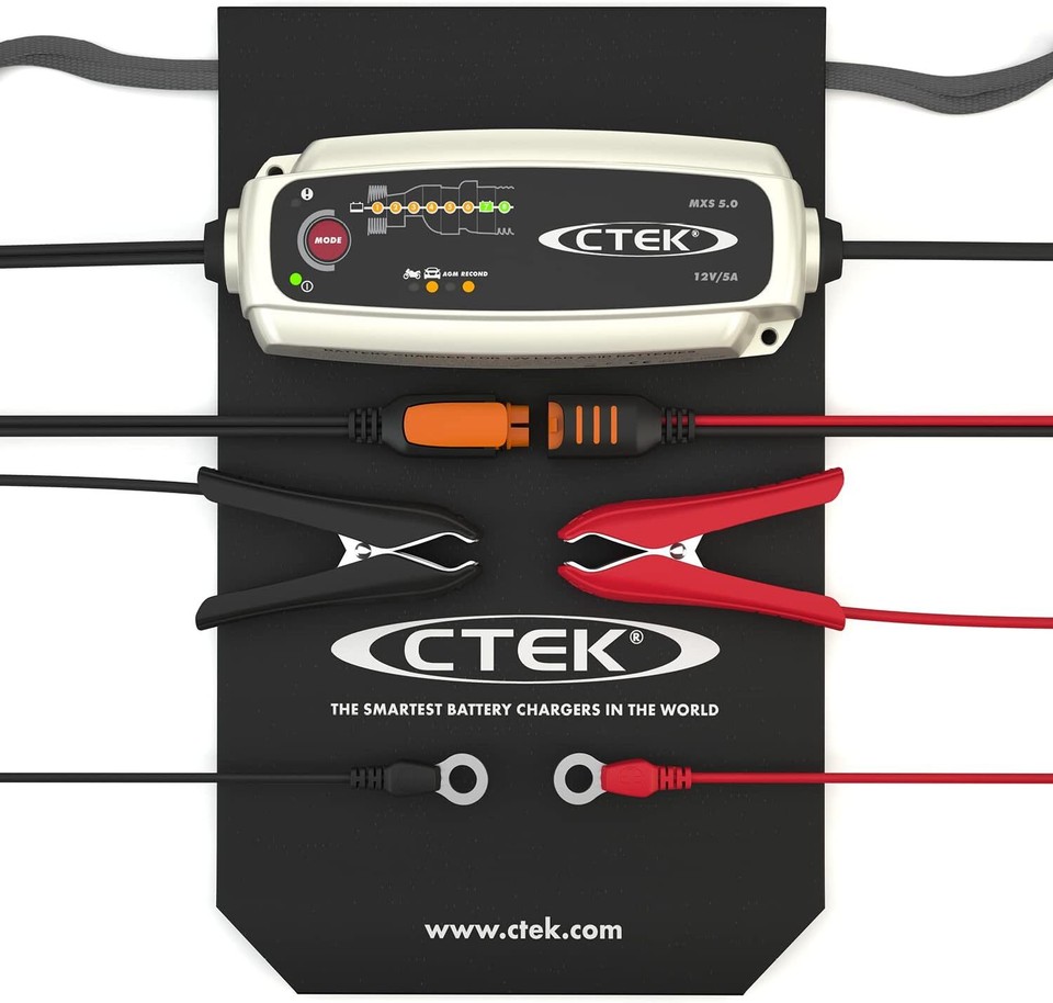 CTEK MXS 5.0, Battery Charger 12V With Built In Temperature ...