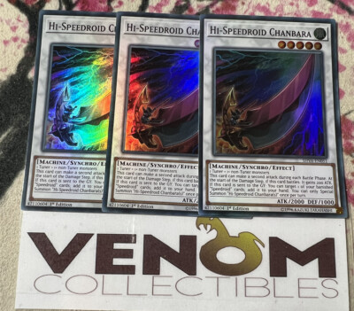 3x (M/NM) *EURO* Hi-Speedroid Chanbara SHVA-EN051 Super Rare 1st ...