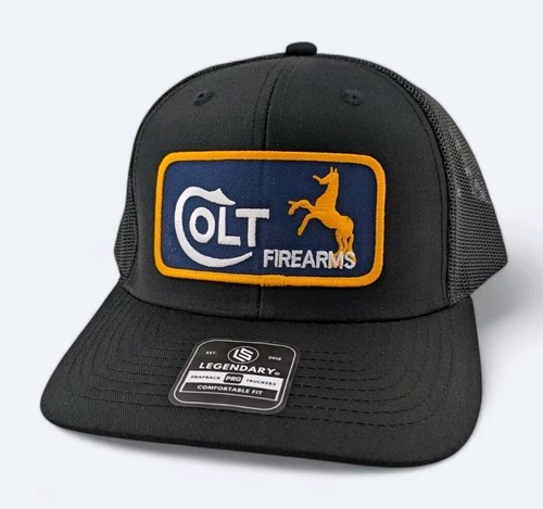 Colt firearms On Legendary Snapback Trucker Hat Black | eBay